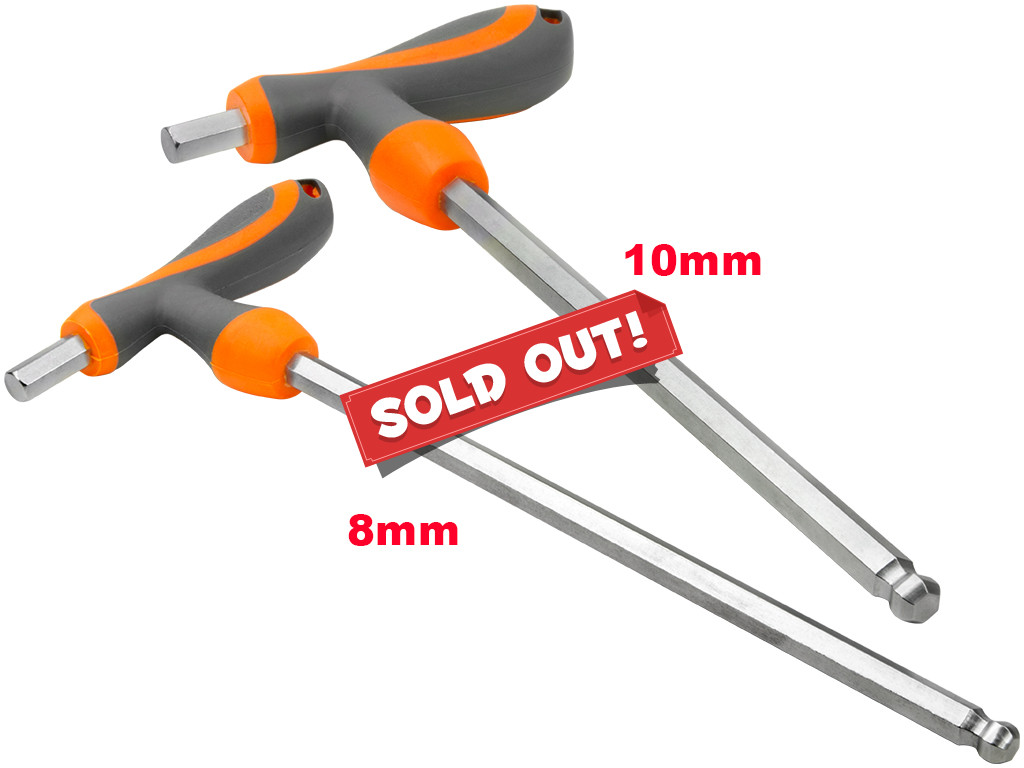 H10 H8 T-Handle Hexagon Long Torque Hex Key CRV Screwdrivers ...